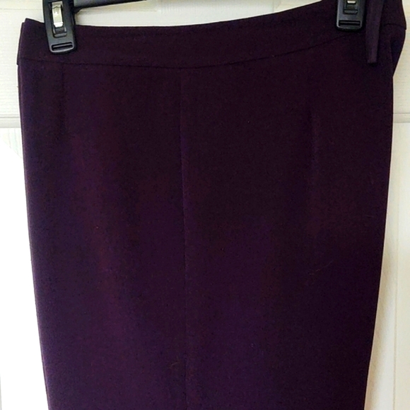 Kasper | Pants & Jumpsuits | Kasper Kate Classic Fit Deep Plum Stretch ...